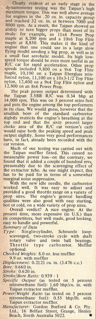 Taipan 3.5BB RC Black Head